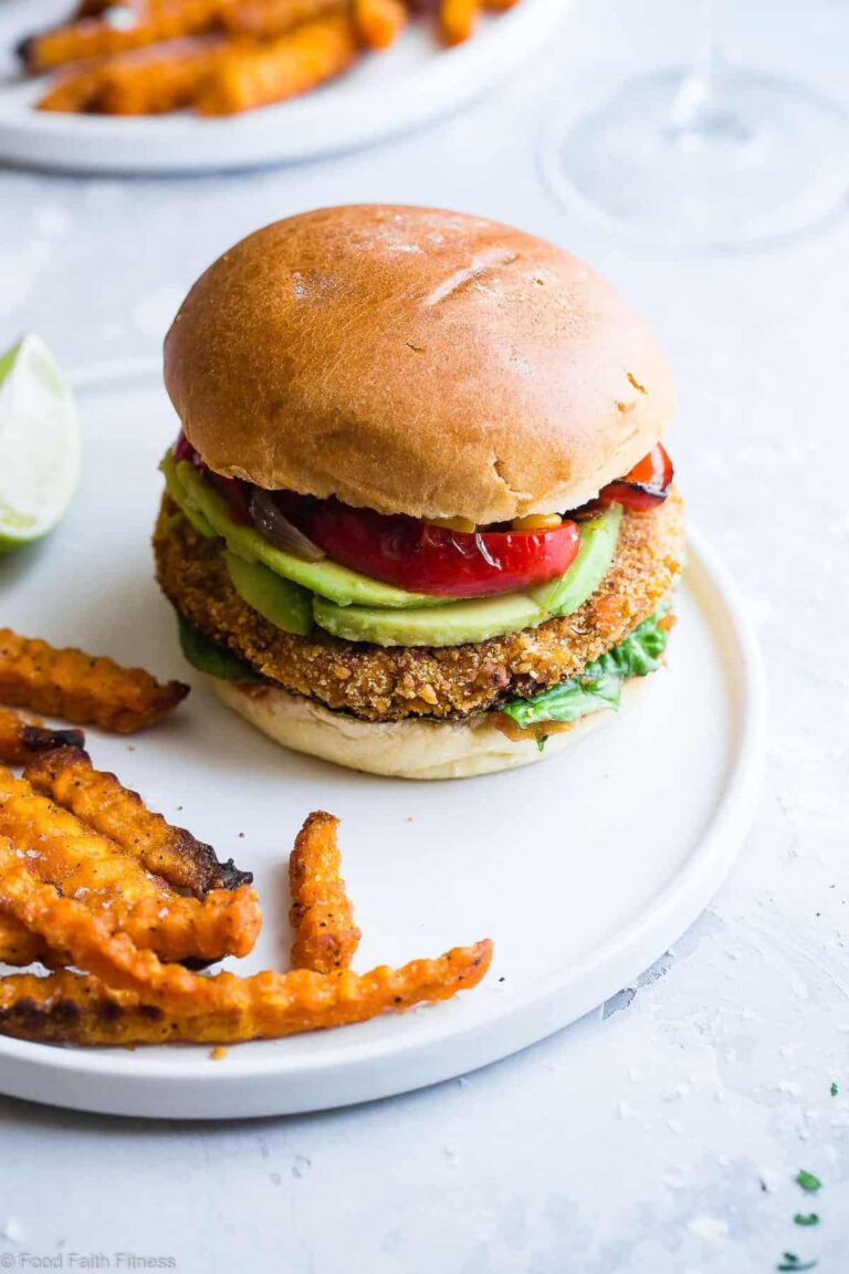 Easy Homemade Sweet Potato Veggie Burgers | Food Faith Fitness