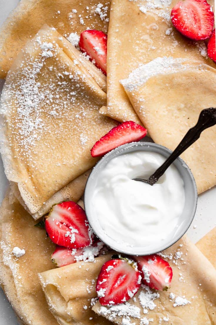 Healthy Whole Wheat Crepes Recipe - Food Faith Fitness