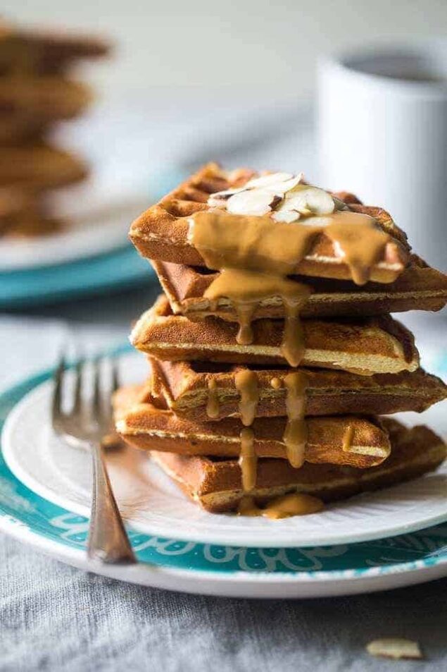 Protein Paleo Waffles {Single Serve} | Food Faith Fitness
