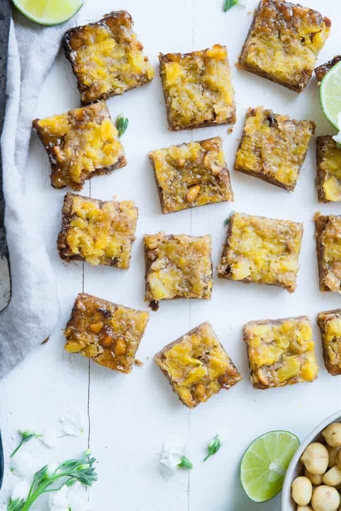Tropical Paleo Magic Cookie Bars | FoodFaith Fitness