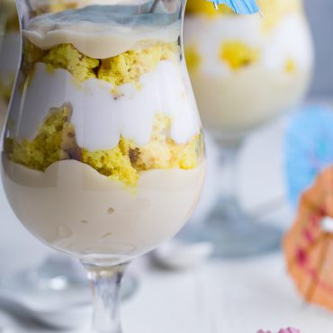 Rum Pineapple Cake Trifle | Food Faith Fitness