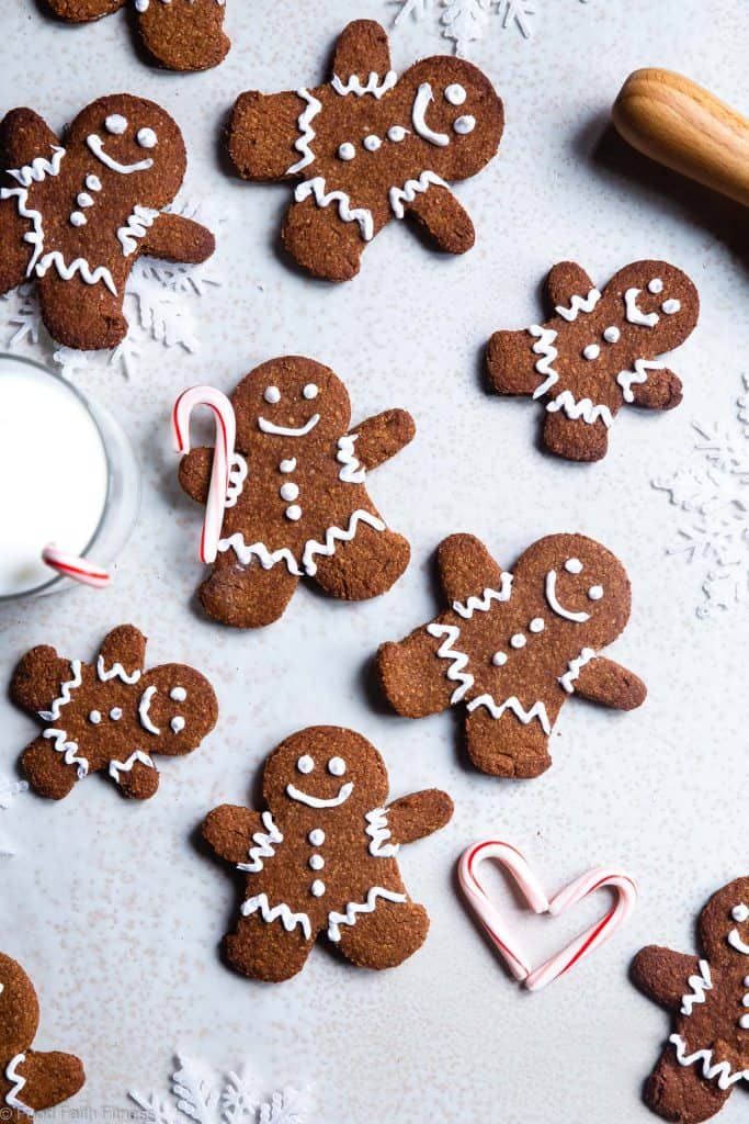 Paleo Healthy Gingerbread Cookies (Gluten Free) | Food Faith Fitness