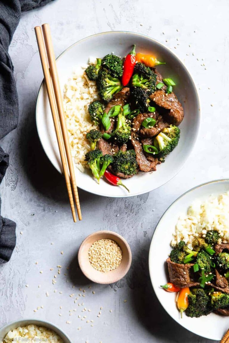 Paleo Low Carb Keto Beef and Broccoli | Food Faith Fitness