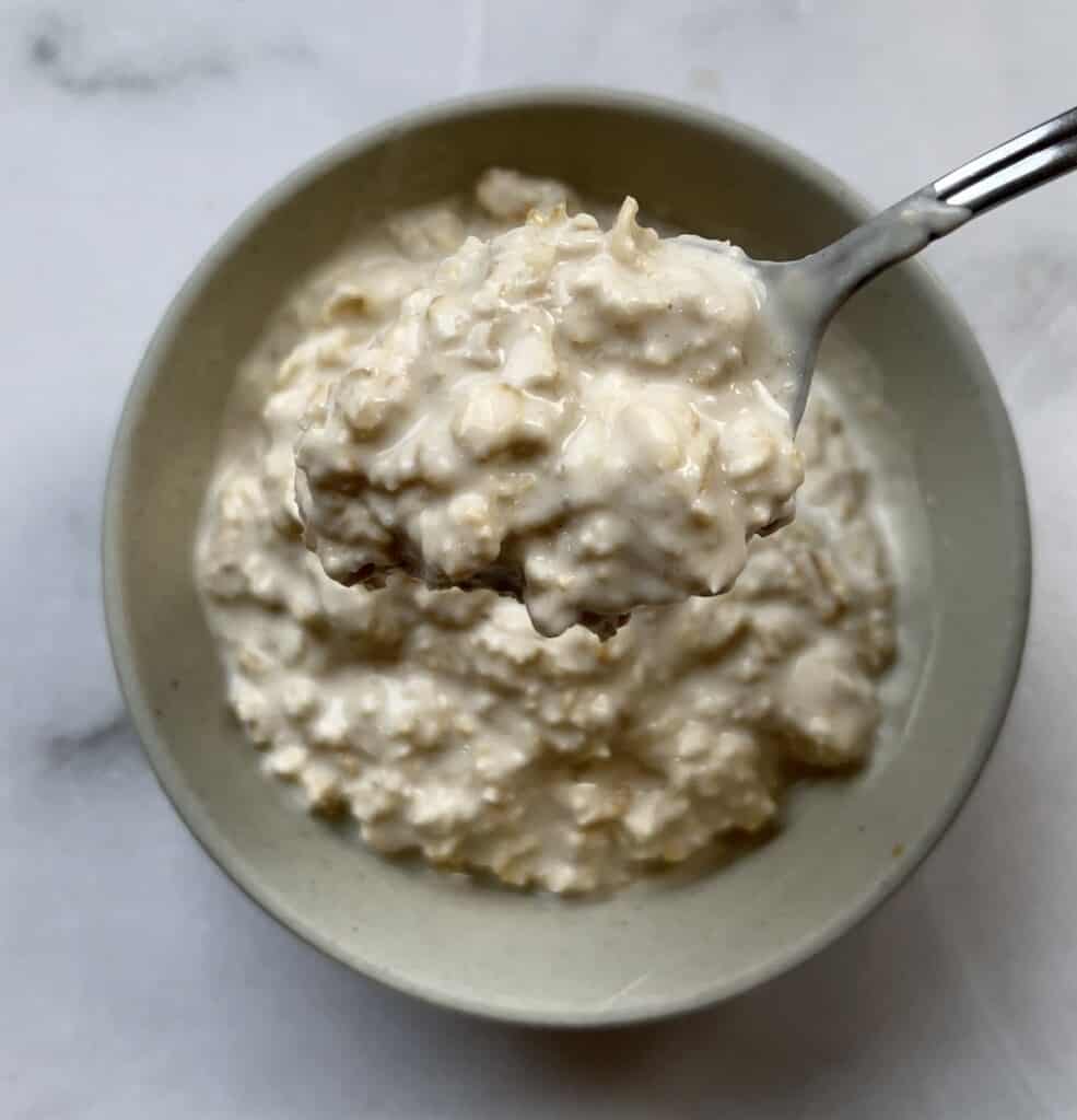 Coffee Overnight Oats with Greek Yogurt | Food Faith Fitness