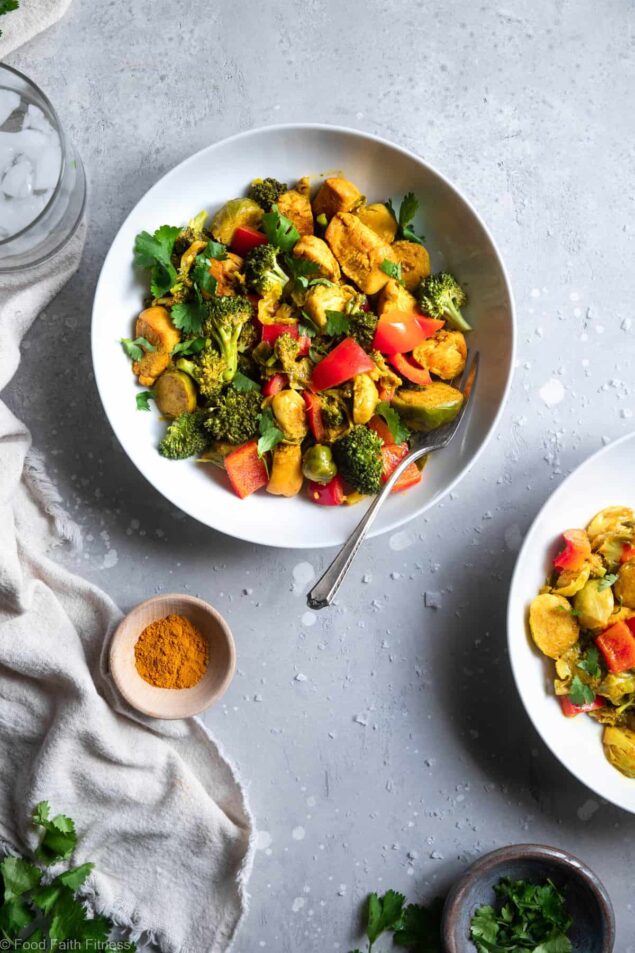 Easy Chicken Turmeric Recipe - Food Faith Fitness