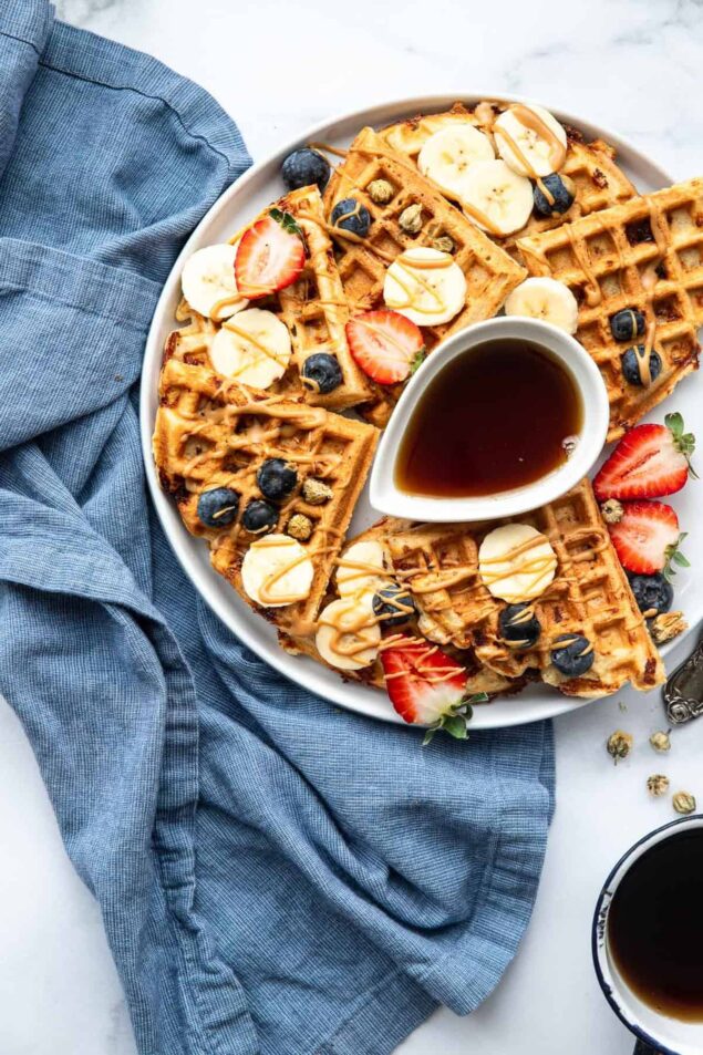 Easy Protein Waffles | Food Faith Fitness