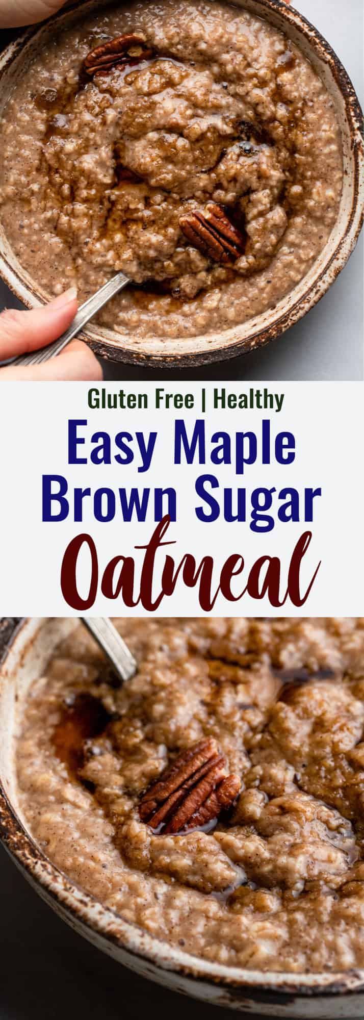Maple Brown Sugar Oatmeal - Food Faith Fitness