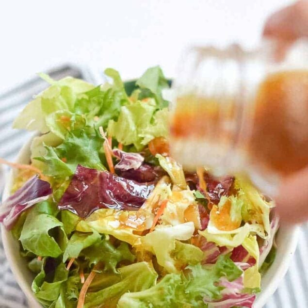 Asian Salad Dressing (Sesame Vinaigrette) - Food Faith Fitness
