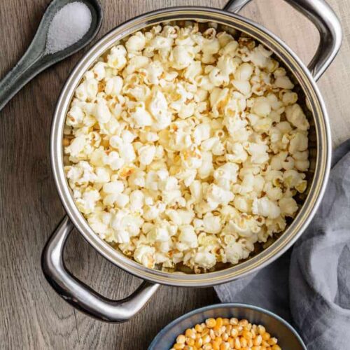 How to Make Popcorn on the Stove - Food Faith Fitness