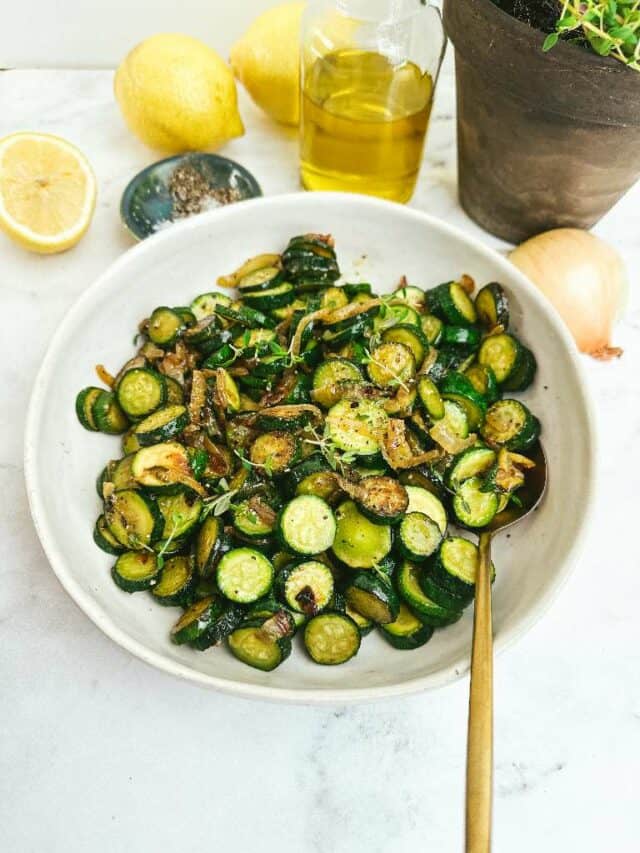 Sauteed Zucchini - Food Faith Fitness