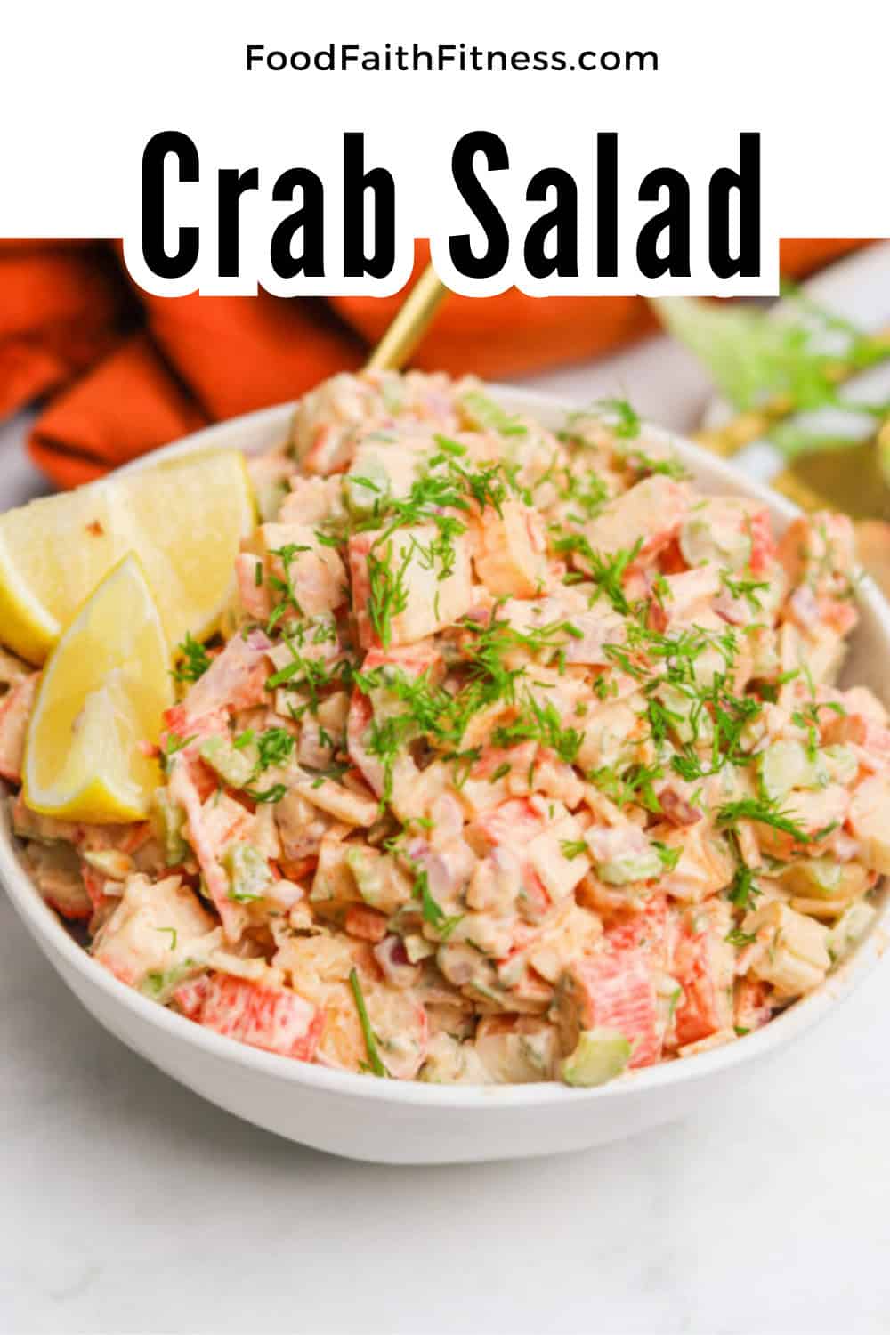 Crab Salad Recipe (Seafood Salad) - Food Faith Fitness