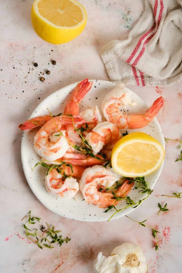 Quick Boiled Shrimp (5 Minutes!) - Food Faith Fitness