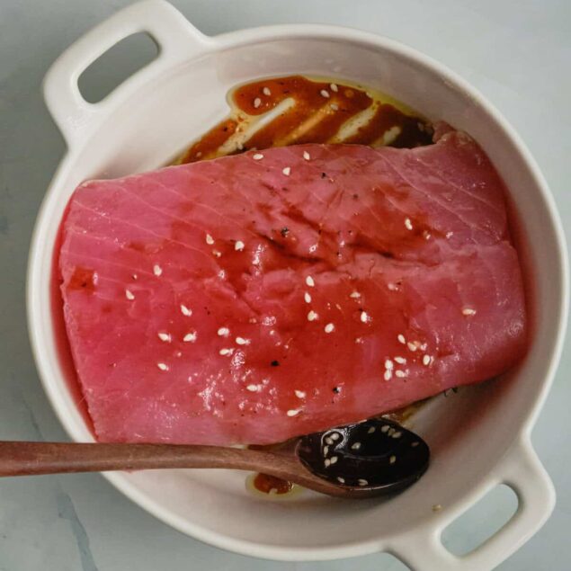Seared Ahi Tuna Steak - Food Faith Fitness