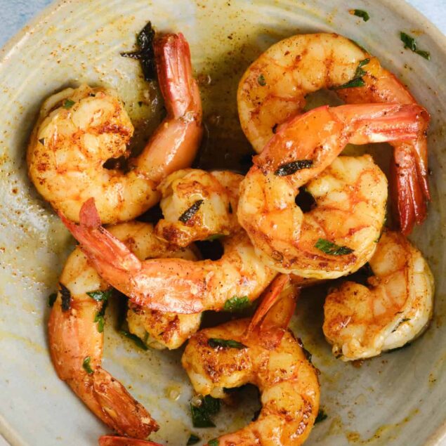Easy Sautéed Shrimp (5 minutes!) - Food Faith Fitness