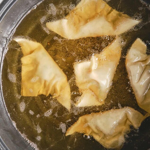 Crispy Fried Wonton Recipe - Food Faith Fitness - Appetizers