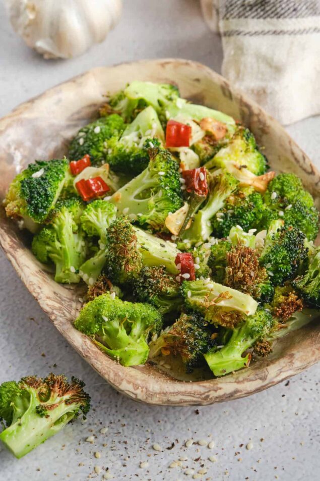 Asian Inspired Roasted Broccoli - Food Faith Fitness