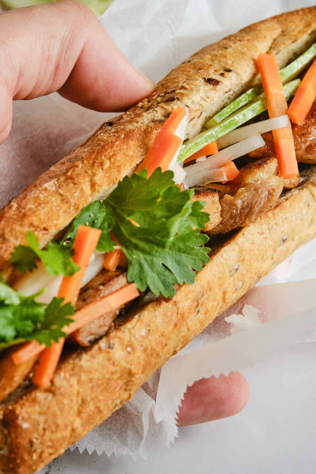 Banh Mi Sandwich (Vietnamese Sandwich) - Food Faith Fitness
