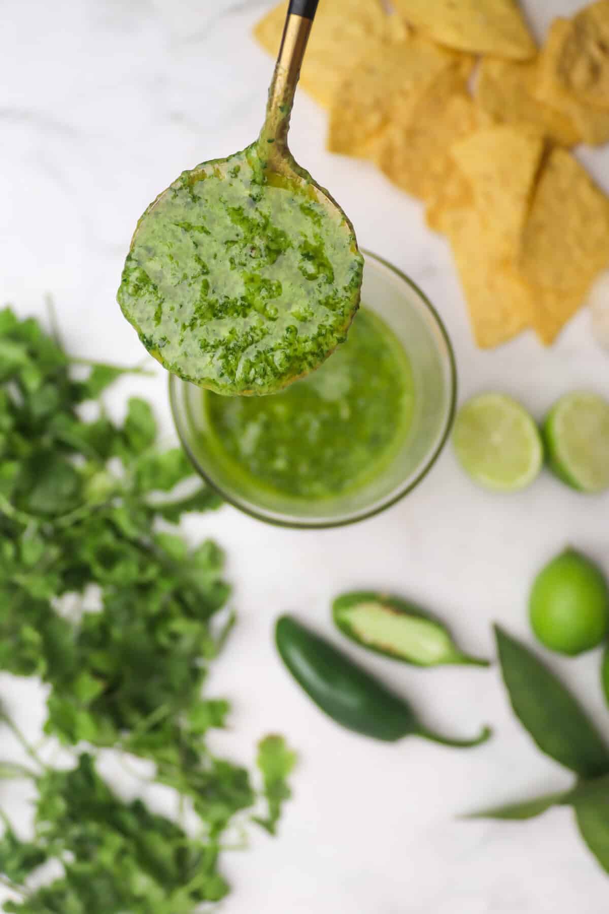 Cilantro Lime Dressing (Cilantro Vinaigrette) - Food Faith Fitness