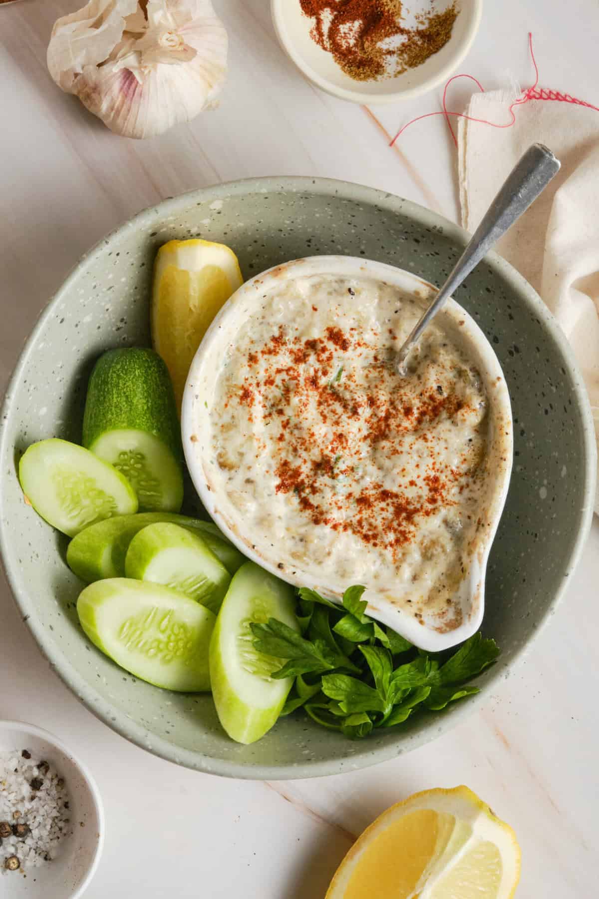 Creamy Baba Ghanoush Recipe - Food Faith Fitness