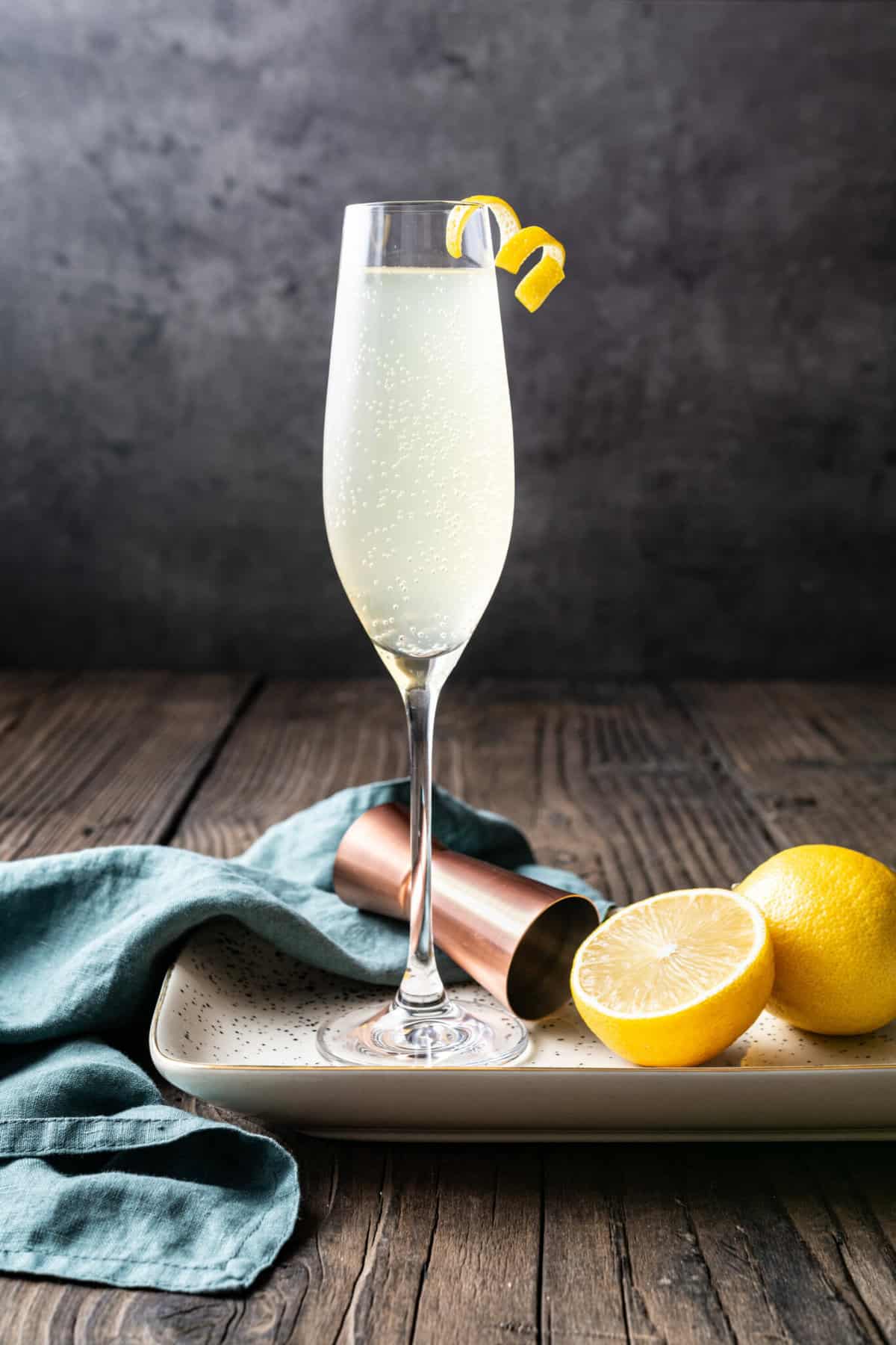 French 75 Cocktail Recipe - Food Faith Fitness