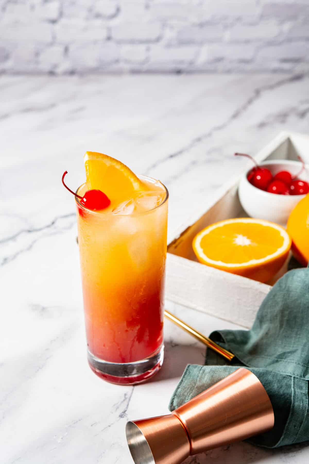 Classic Tequila Sunrise Recipe - Food Faith Fitness