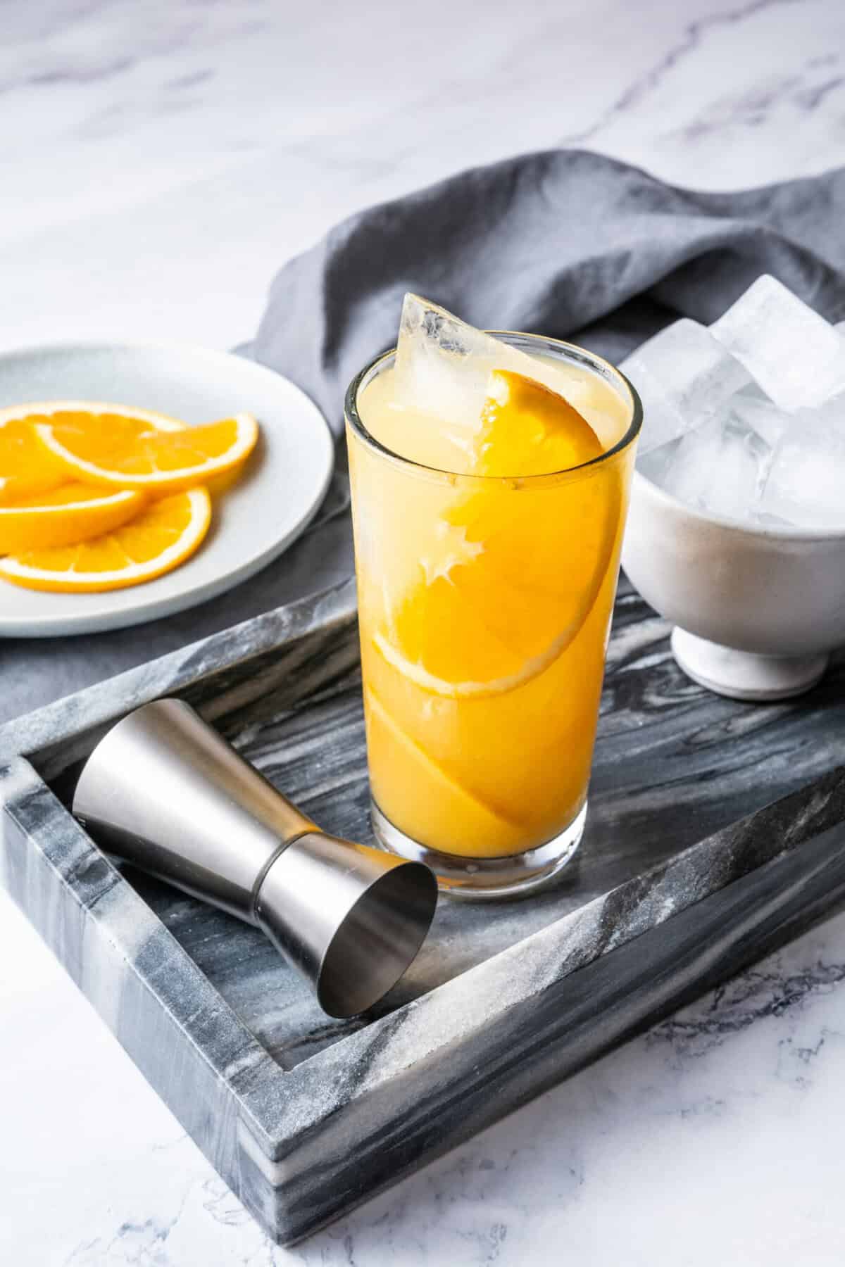 Fuzzy Navel Cocktail Recipe - Food Faith Fitness