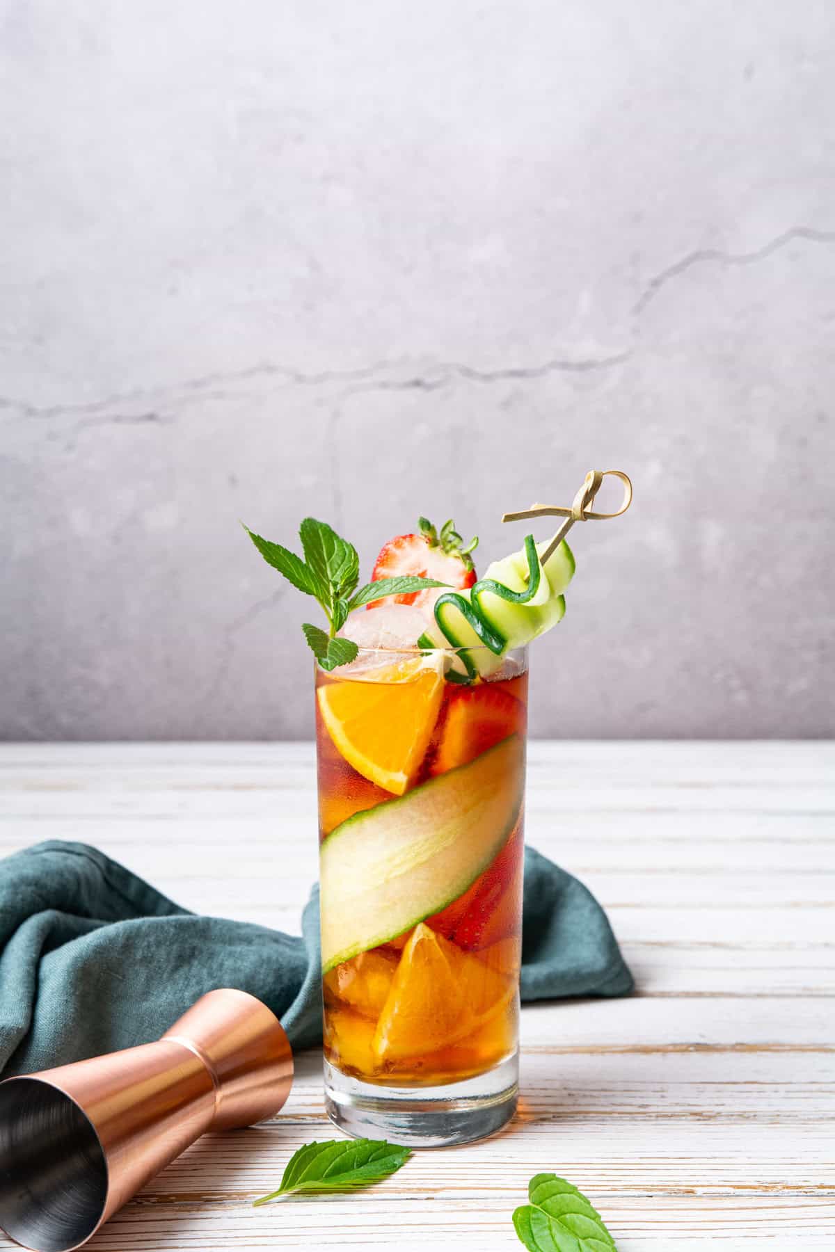 Pimm's Cup Cocktail Recipe - Food Faith Fitness