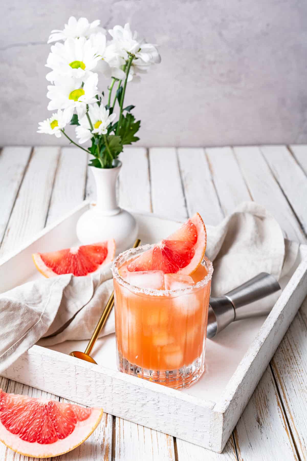 Mezcal Paloma Cocktail - Food Faith Fitness