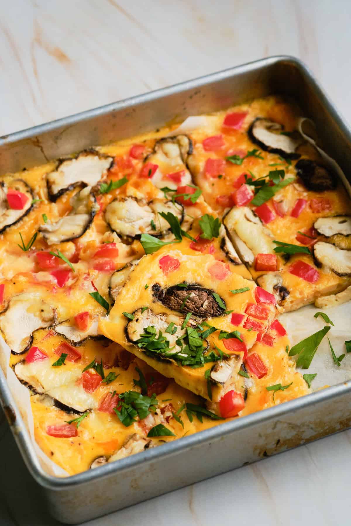 Sheet-Pan Eggs (in Oven) - Food Faith Fitness