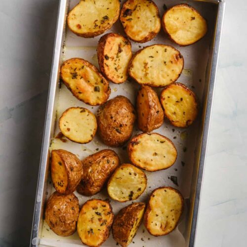 Roasted Mini Potatoes - Food Faith Fitness