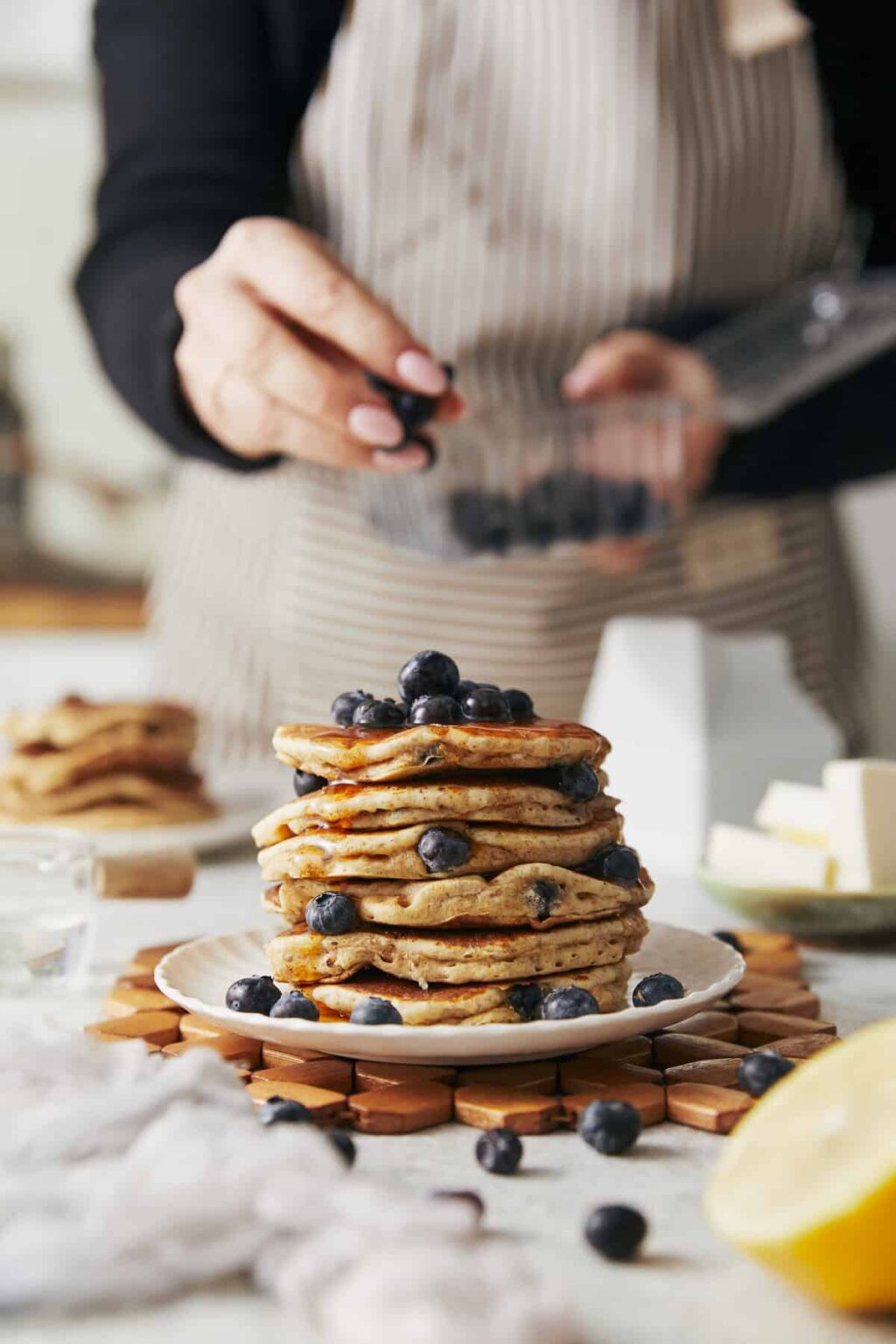 Blueberry Pancakes Recipe - Food Faith Fitness