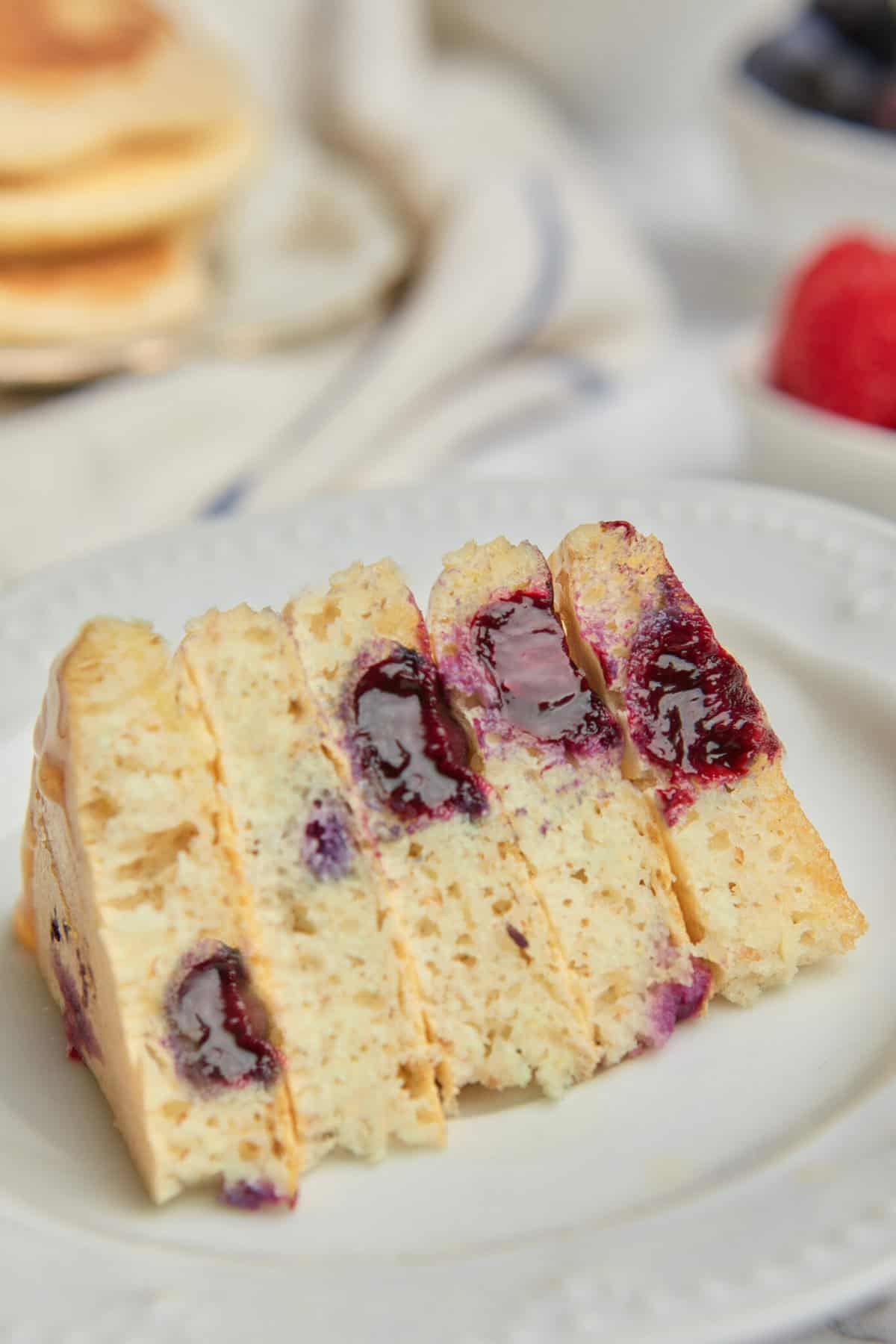 Buttermilk Blueberry Pancakes - Food Faith Fitness