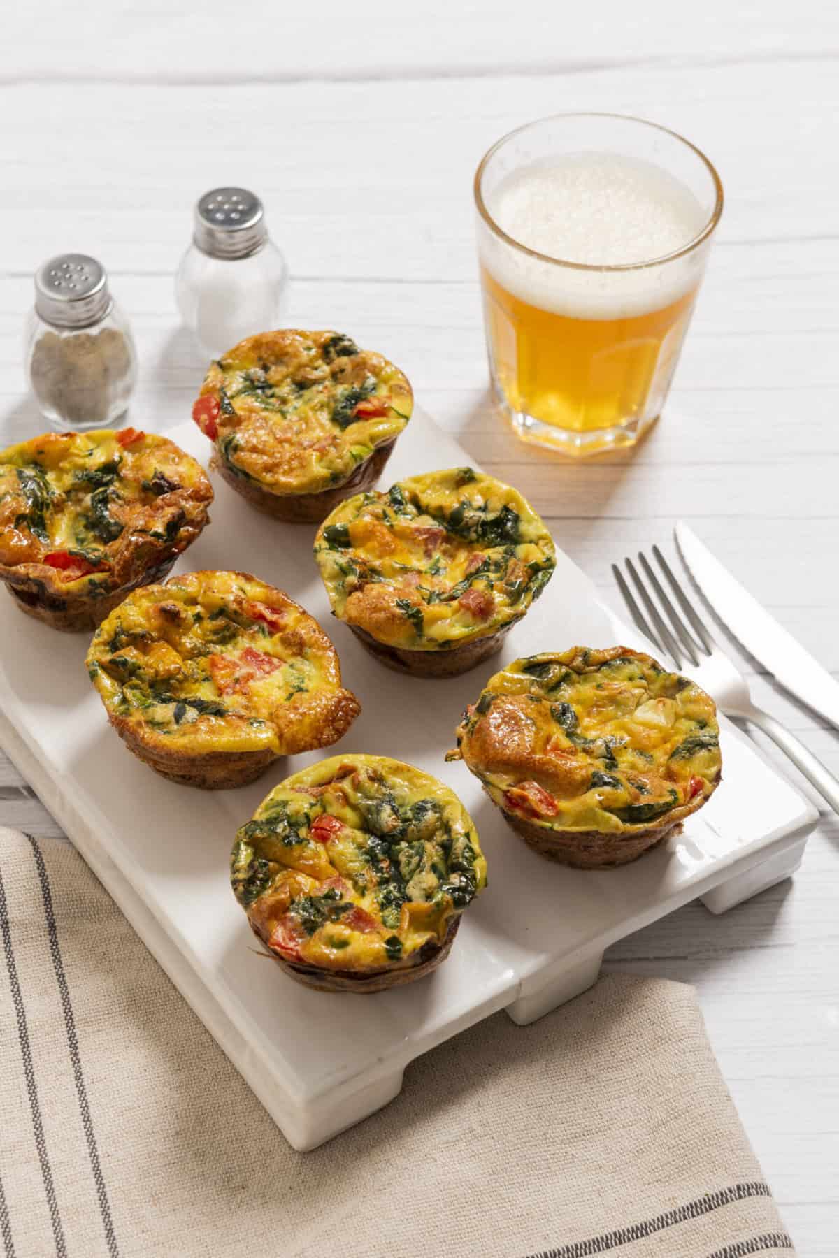 Ham and Cheese Mini Frittata (Egg Muffins) - Food Faith Fitness