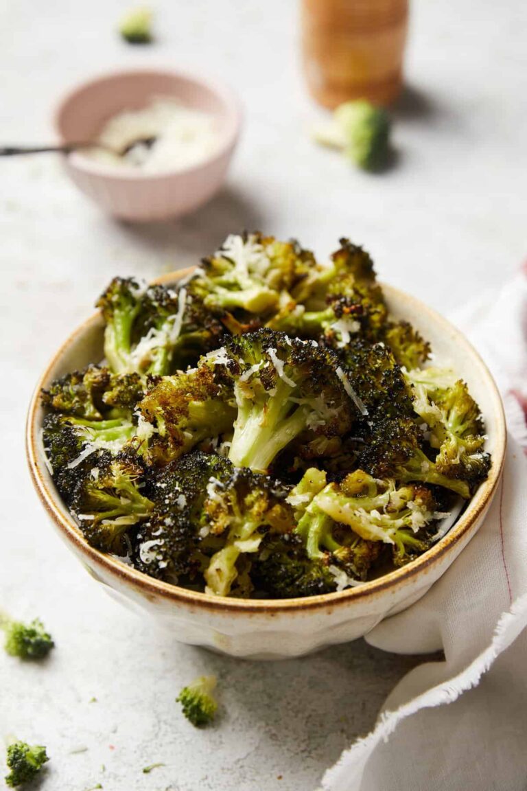 Parmesan Roasted Broccoli - Food Faith Fitness