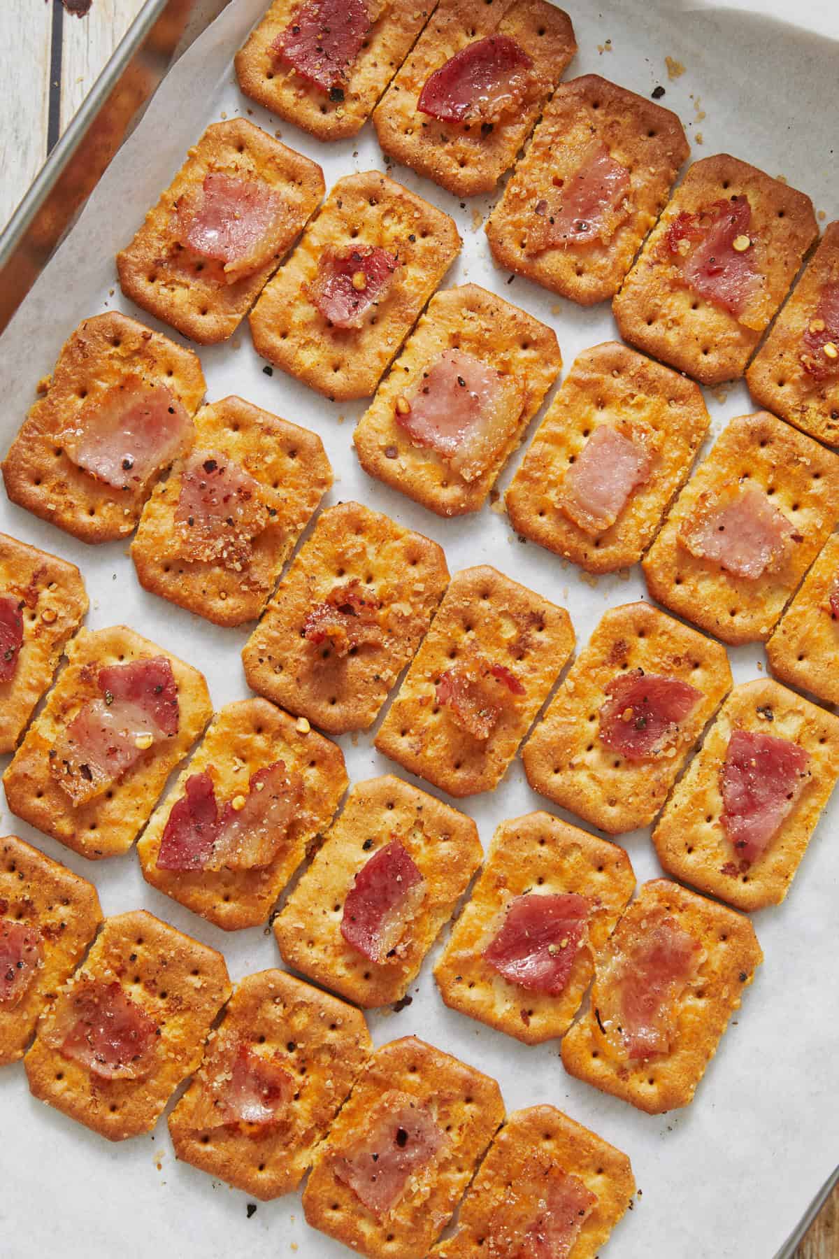 Candied Bacon Crackers - Food Faith Fitness