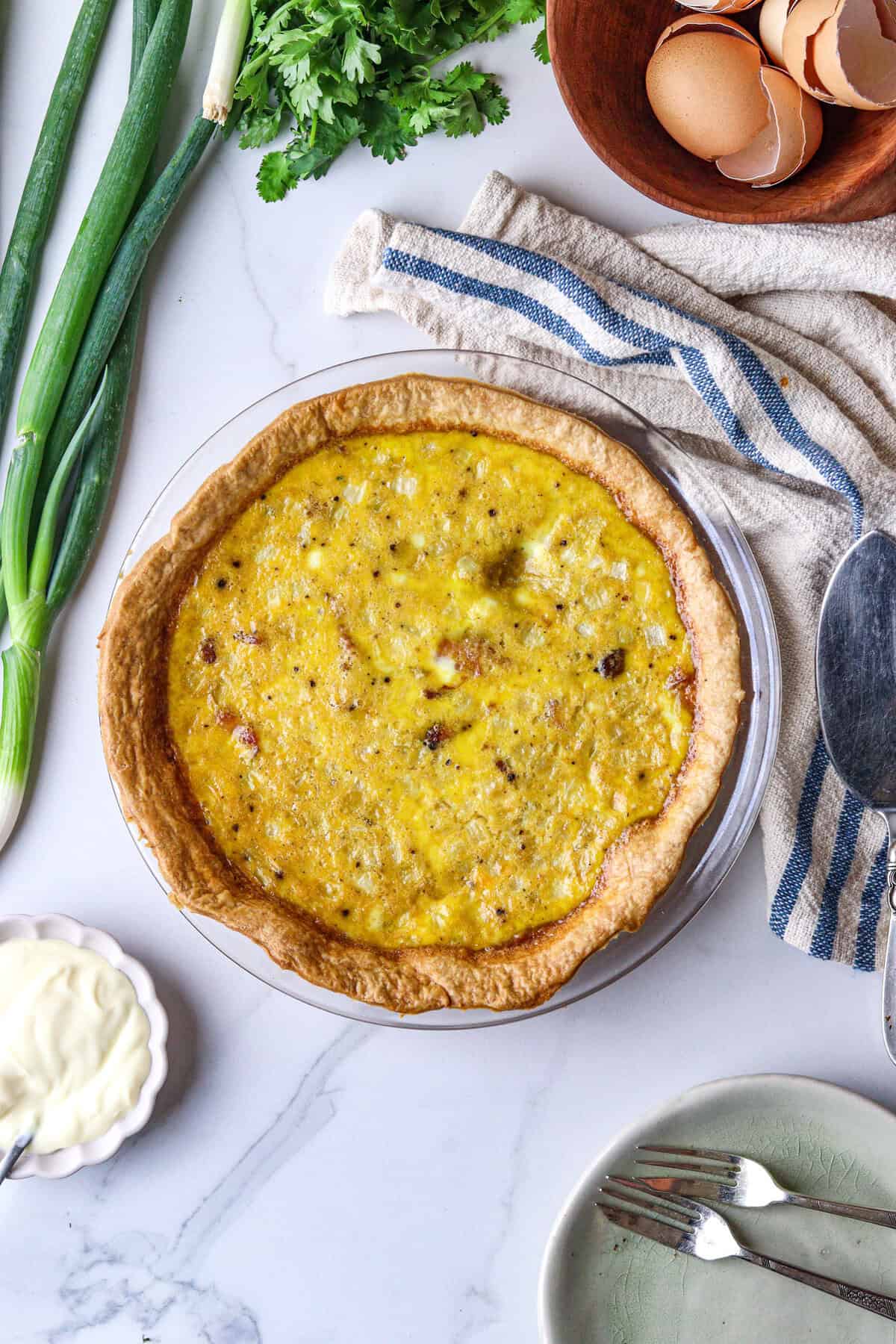 Dairy-Free Quiche - Food Faith Fitness