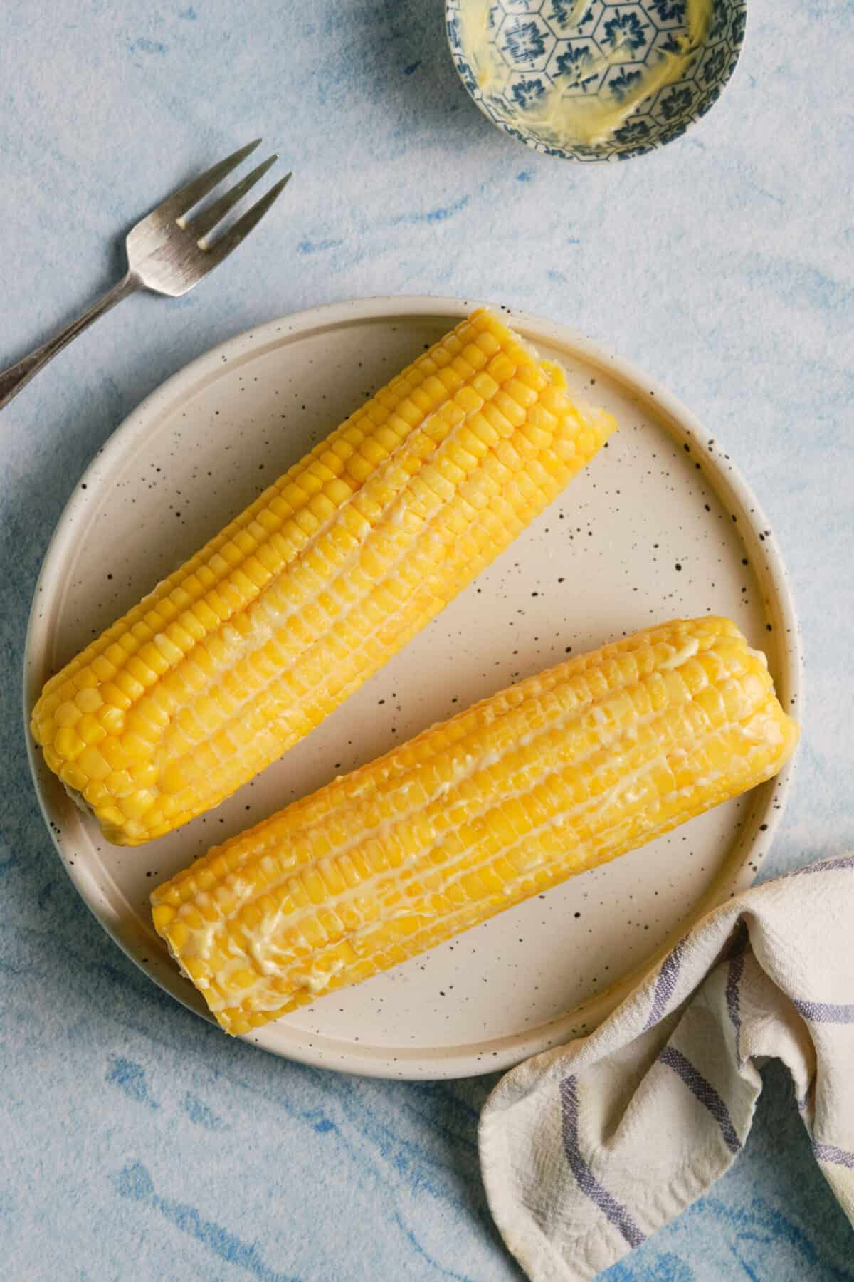Milk Boiled Corn On the Cob | Yoga Pit