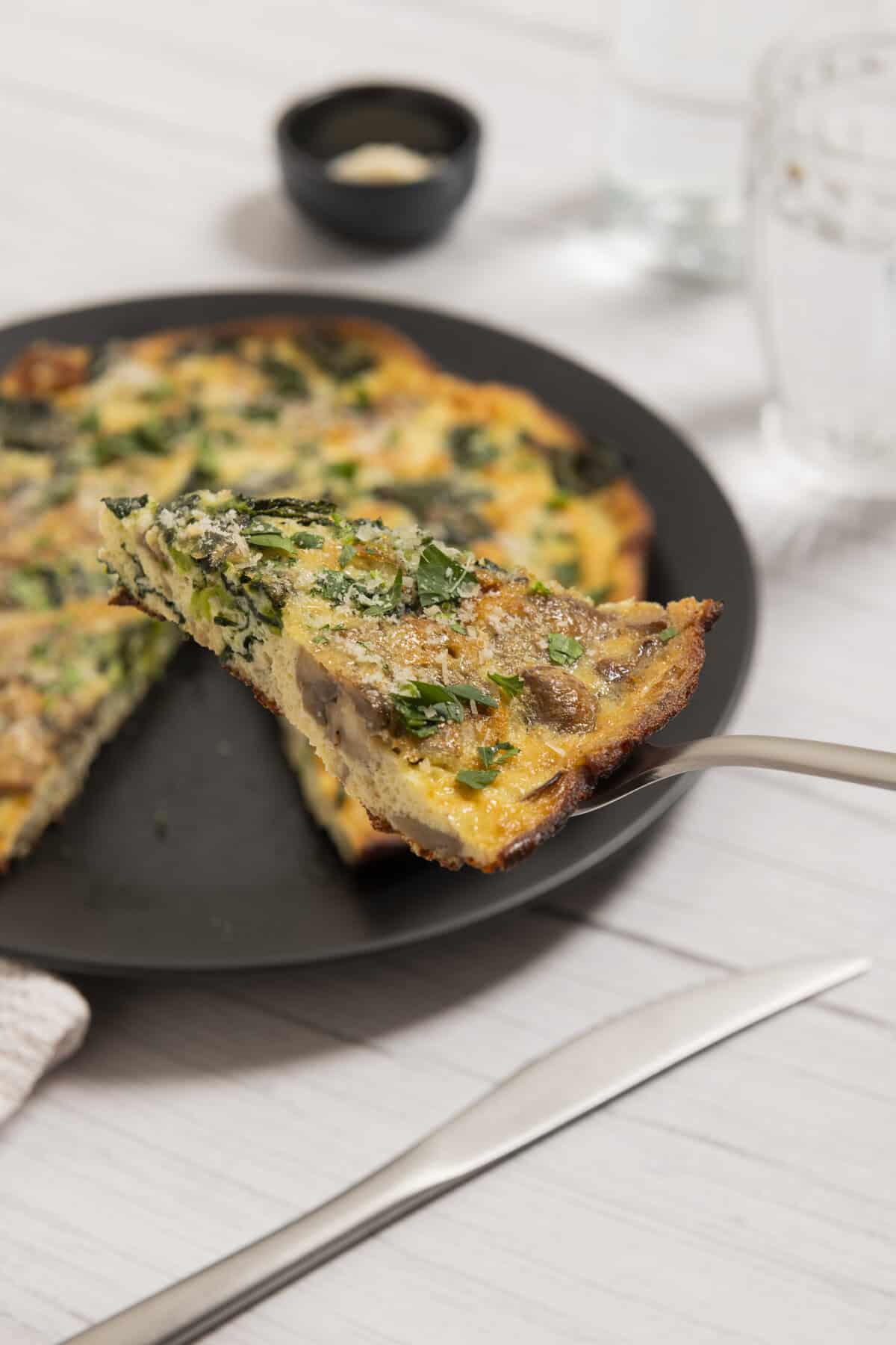 Mushroom Frittata - Food Faith Fitness