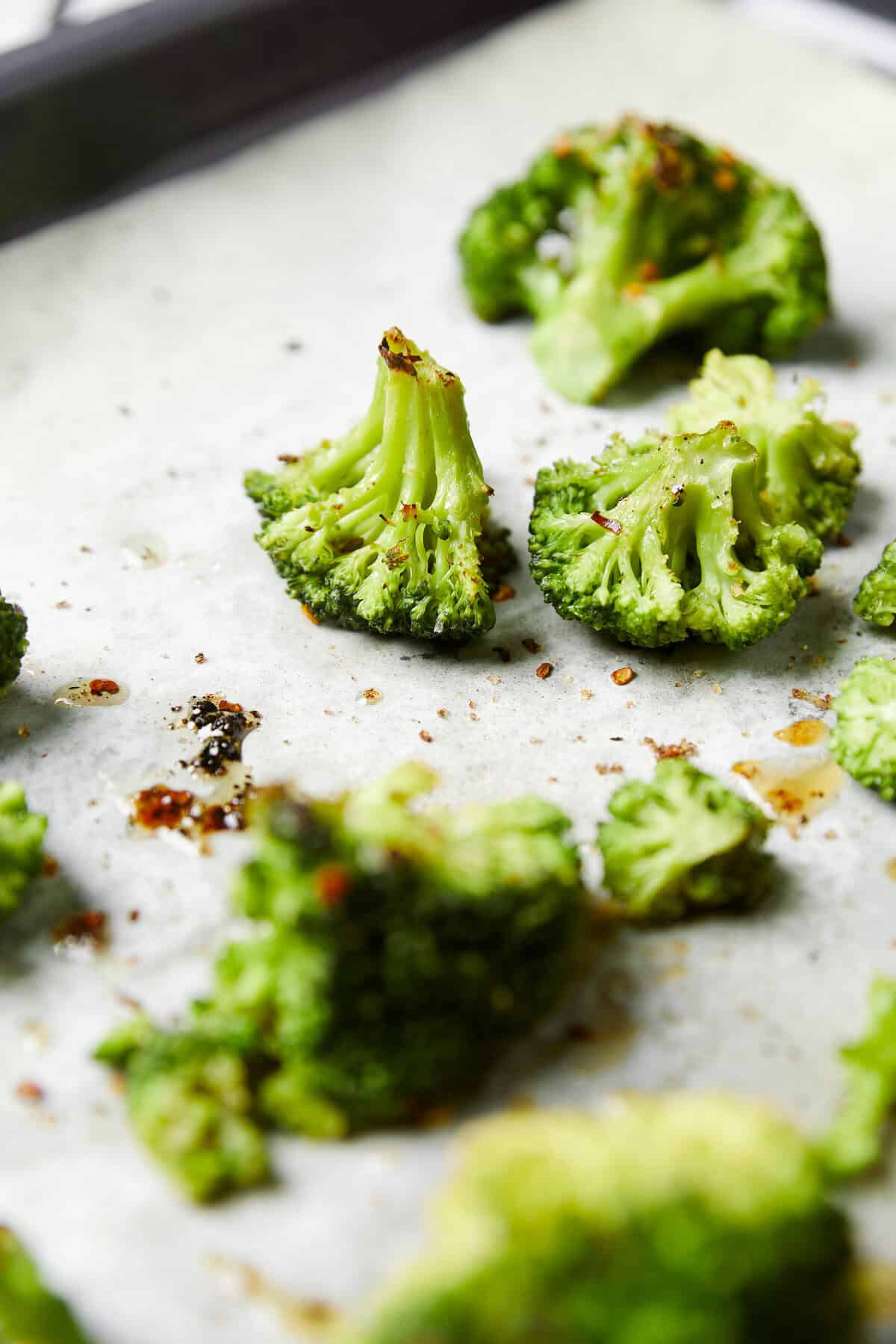 Roasted Frozen Broccoli - Food Faith Fitness