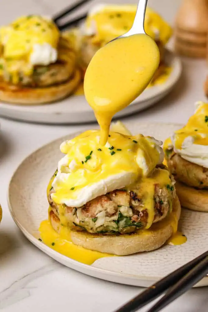 Crab Cake Benedict - Food Faith Fitness