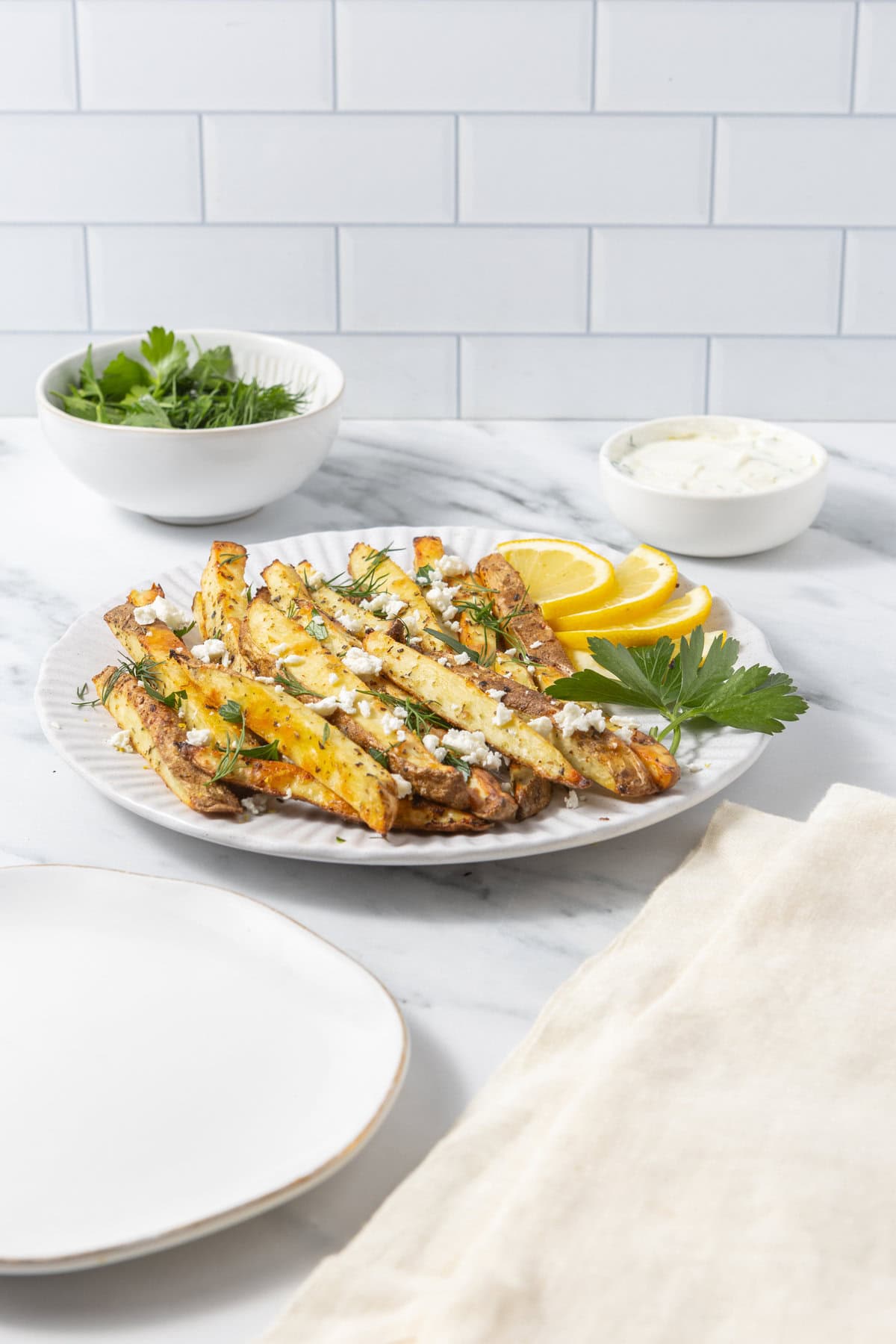 Greek Fries - Food Faith Fitness