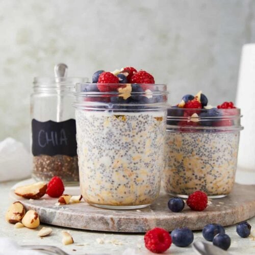 Low-Calorie Overnight Oats - Food Faith Fitness