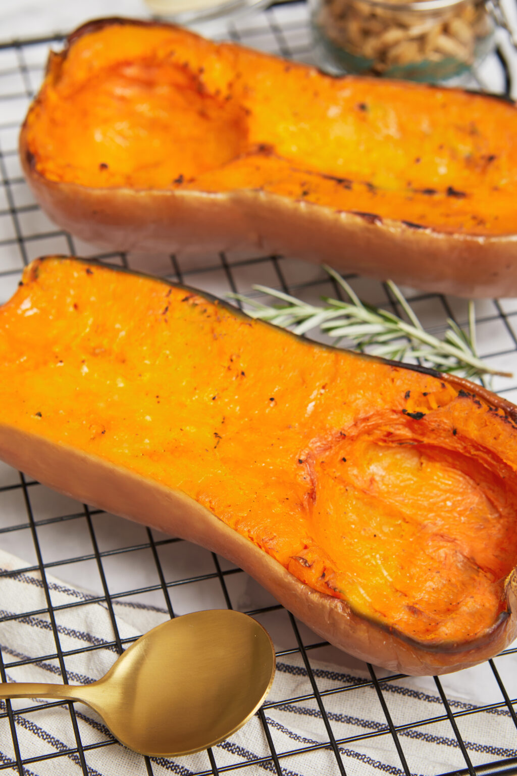 Roasted Whole Butternut Squash - Food Faith Fitness