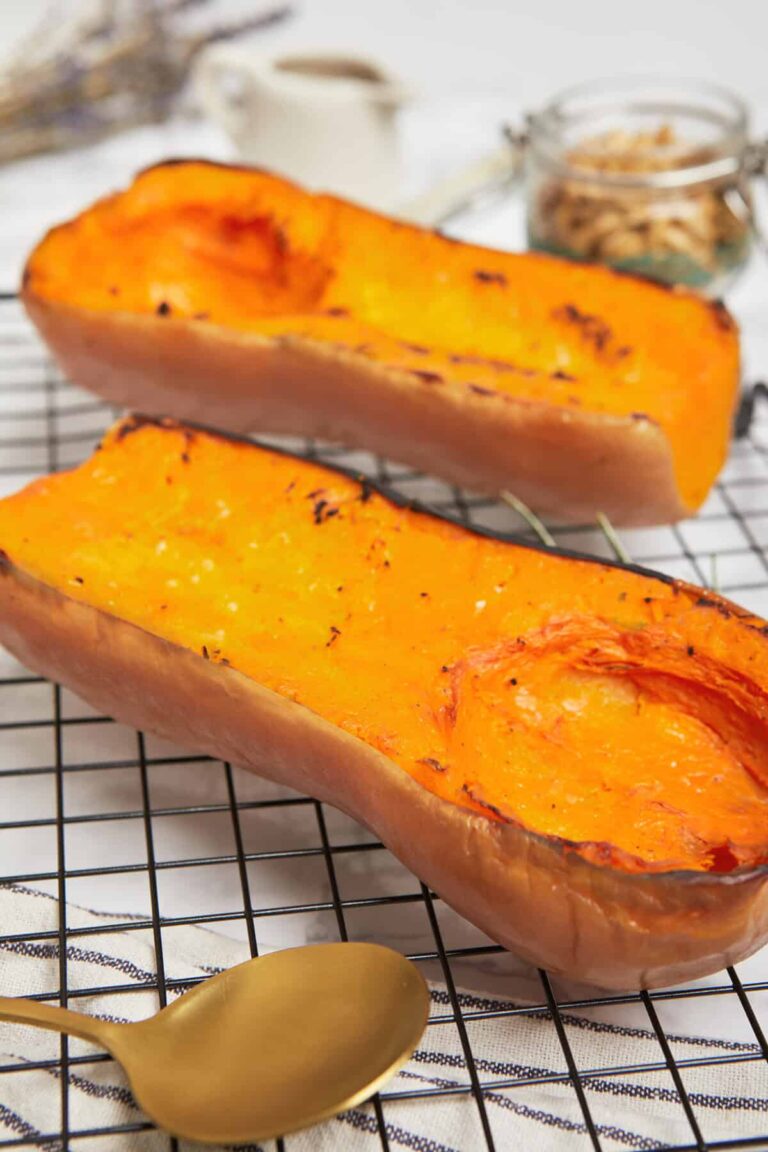 Roasted Whole Butternut Squash - Food Faith Fitness