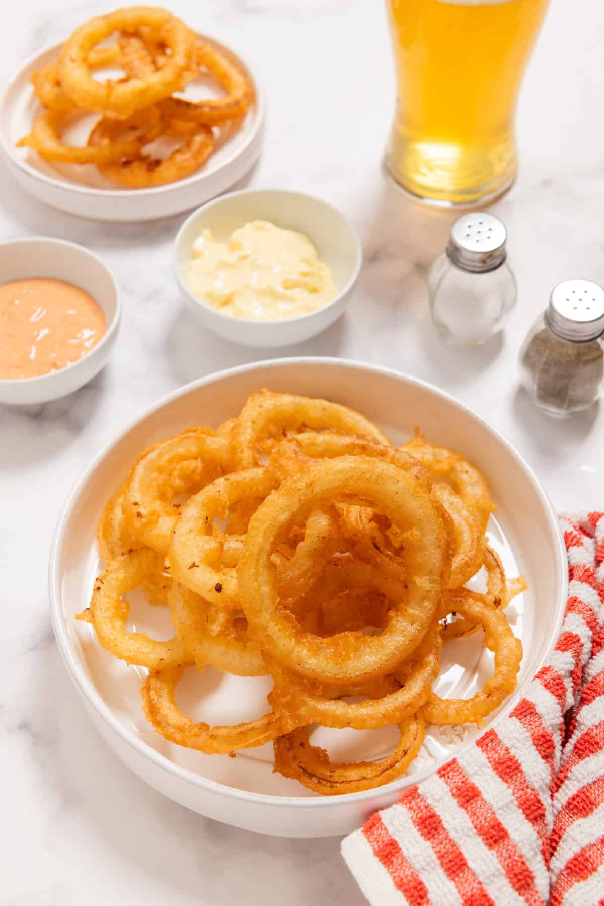 Beer-Battered Onion Rings - Food Faith Fitness