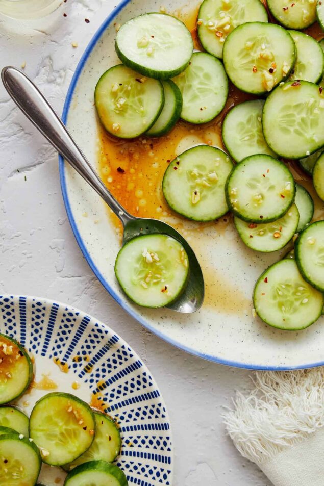 Din Tai Fung Cucumber Salad - Food Faith Fitness