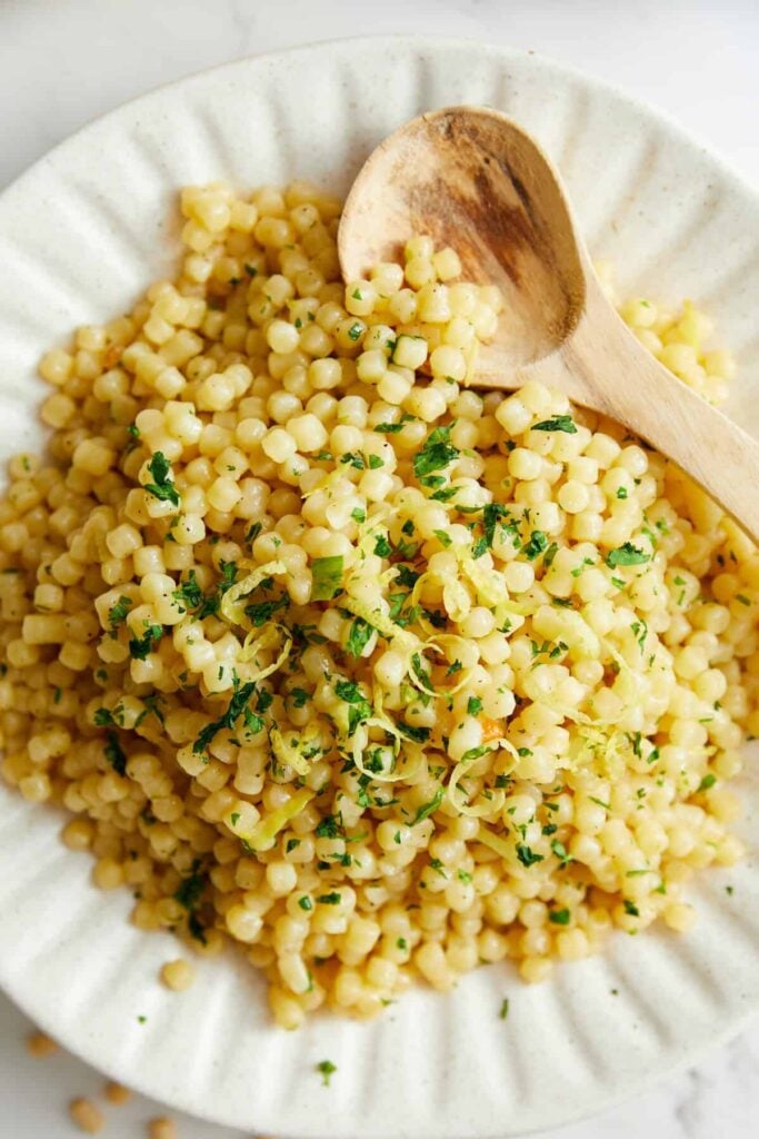 Israeli Couscous Recipe (Pearl Couscous) - Food Faith Fitness