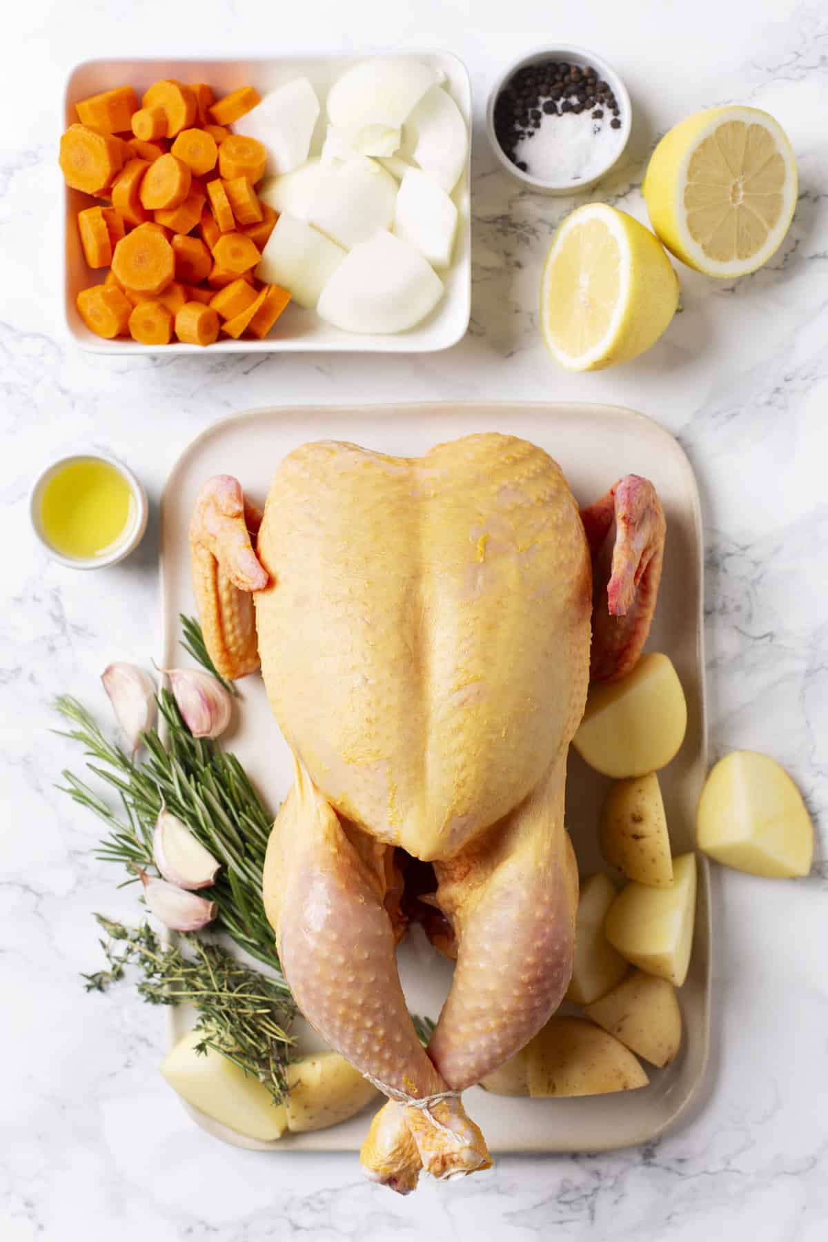 Roast Chicken With Vegetables and Potatoes - Food Faith Fitness