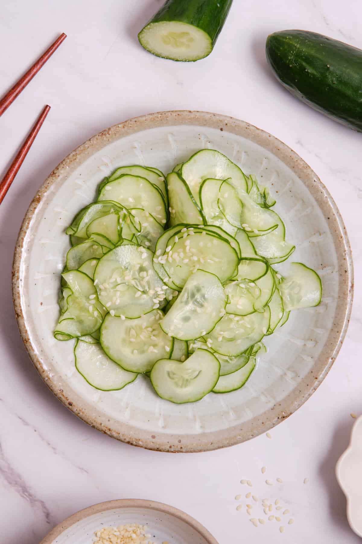 Sunomono Recipe (Japanese Cucumber Salad) - Food Faith Fitness