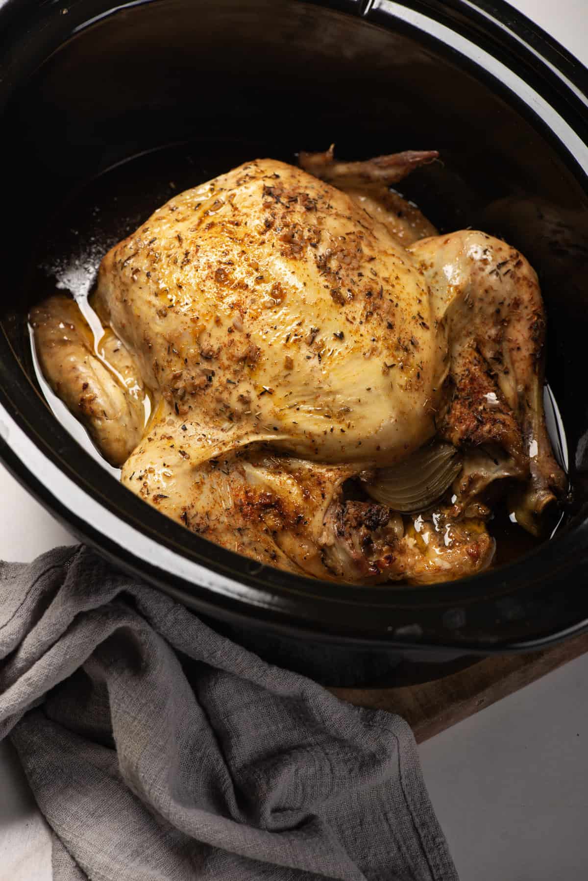 Whole Chicken in Crock-Pot - Food Faith Fitness
